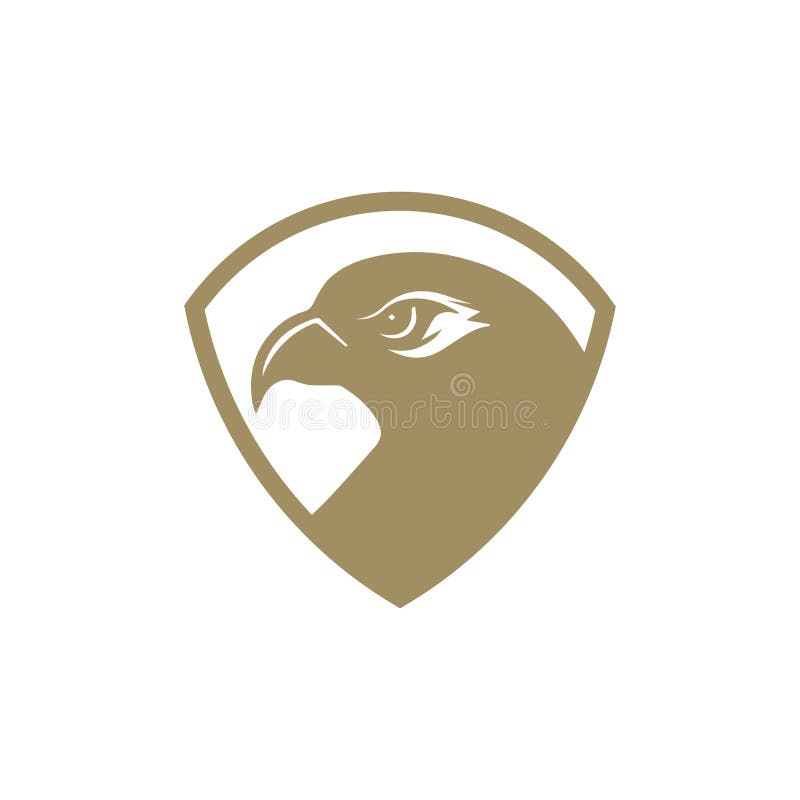 A Birds Head is Depicted within a Shield Set Against a White Background ...