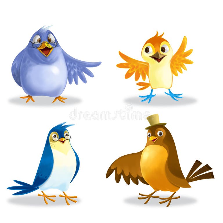 Birds Talking Stock Illustrations – 845 Birds Talking Stock ...