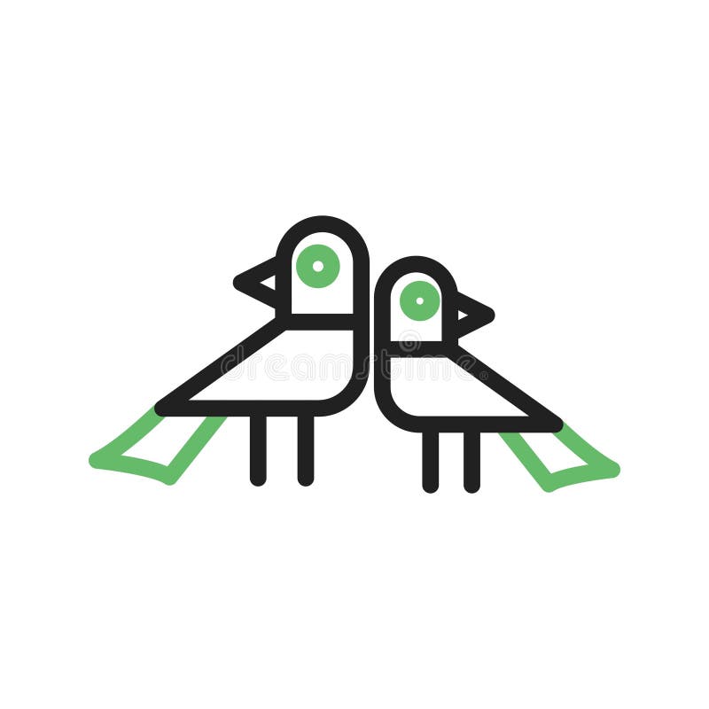 Birds Icon Image. stock vector. Illustration of design - 288132266