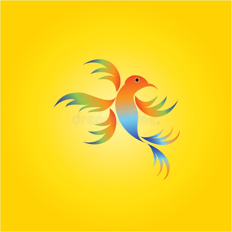 Birds Ideas Design Illustration Graphic Background Stock Illustration ...
