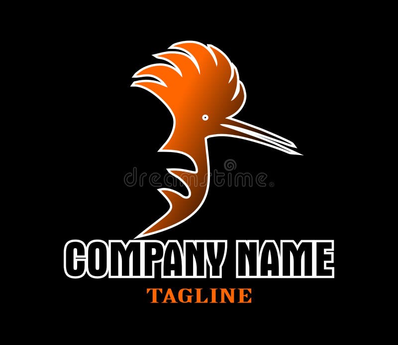 Birds Logo Design, Hud Hud Bird Logo, Simple Logo Stock Vector ...