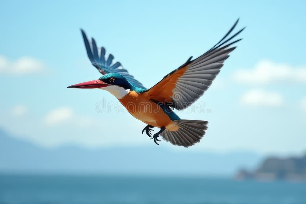 Birds in Motion stock illustration. Illustration of colorful - 377435535