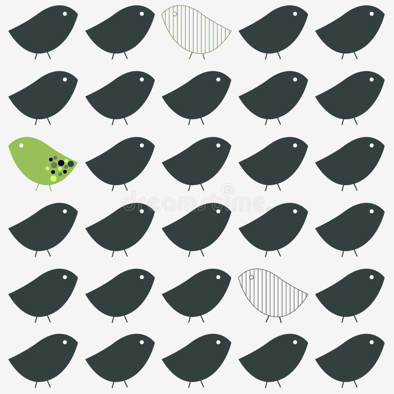Opposite Birds Stock Illustrations – 87 Opposite Birds Stock ...