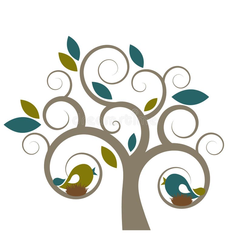 Tree Life Birds Stock Illustrations – 9,672 Tree Life Birds Stock ...