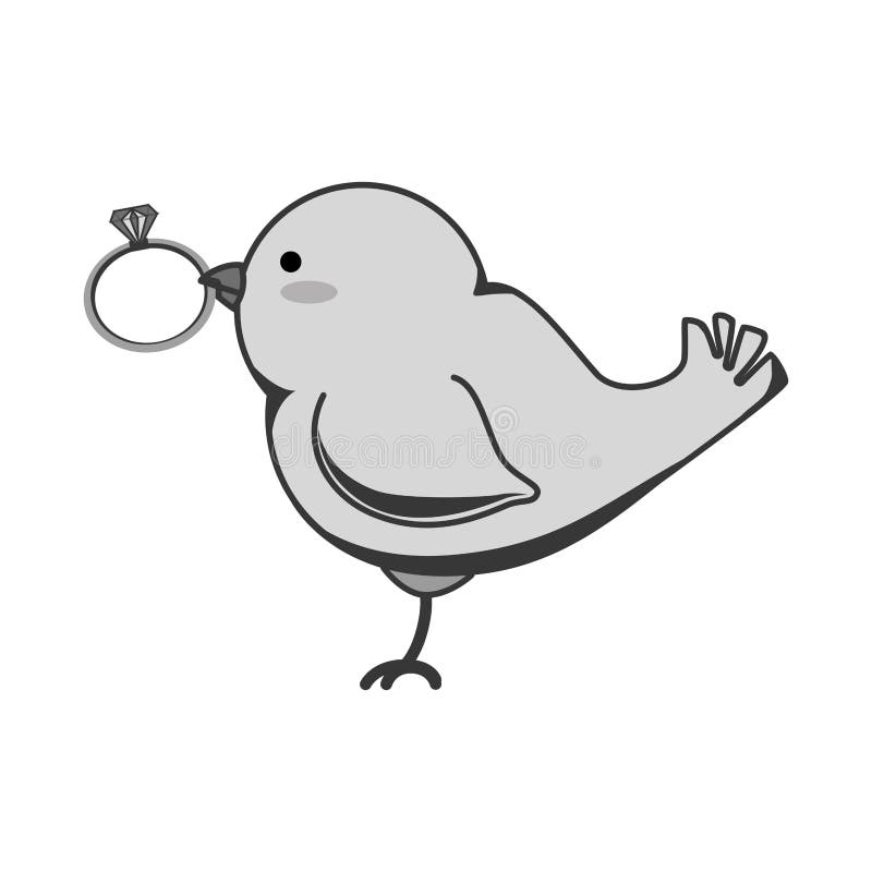 Birds Wedding Card Celebration Stock Vector - Illustration of love ...