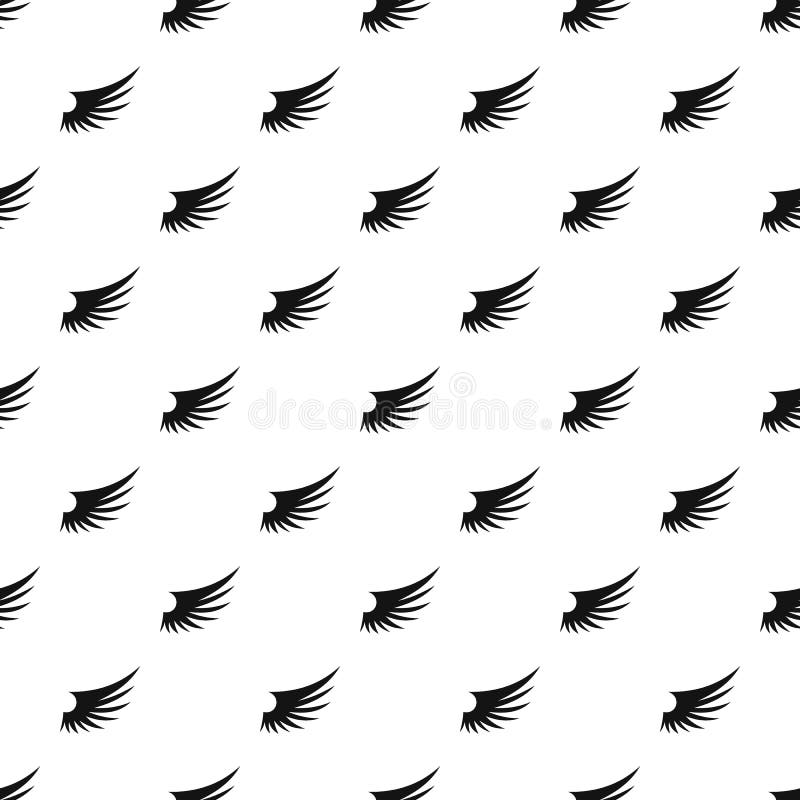 Birds Wing Pattern Simple Style Stock Illustrations – 472 Birds Wing ...