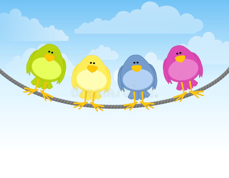 Four Birds Row Stock Illustrations – 115 Four Birds Row Stock ...