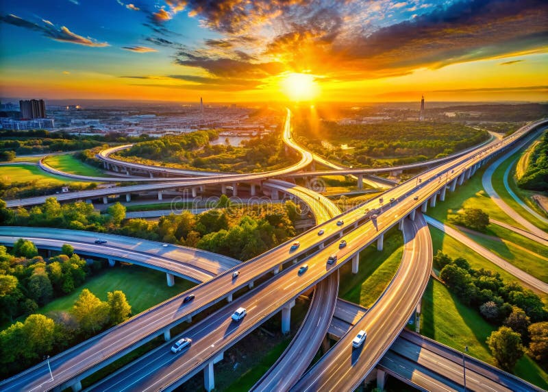 A BirdsEye View of Americas Interstate Highway System a Comprehensive ...