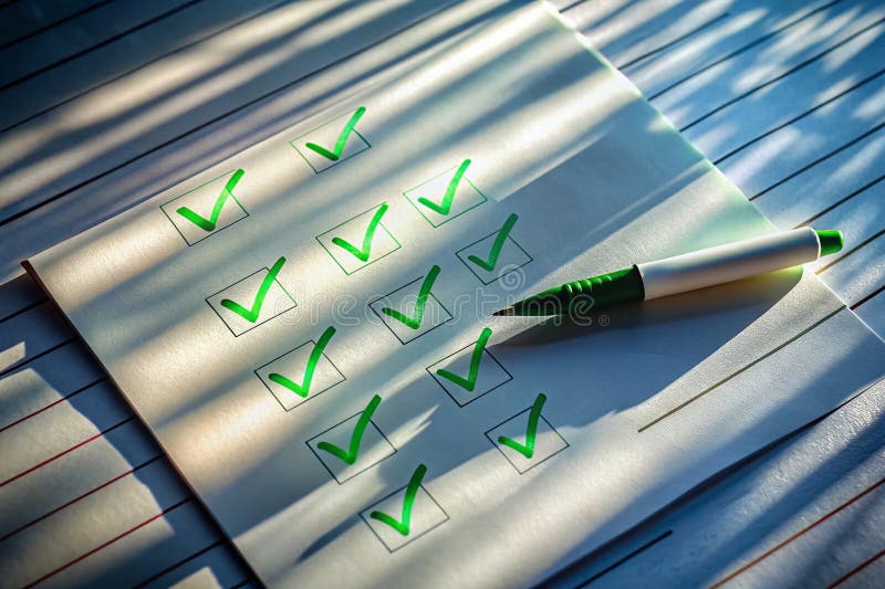 Detailed Handdrawn Checklist Stock Illustrations – 5 Detailed Handdrawn ...