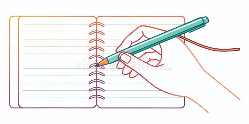 Focused Learning Detailed Continuous Line Drawing Stock Illustrations ...