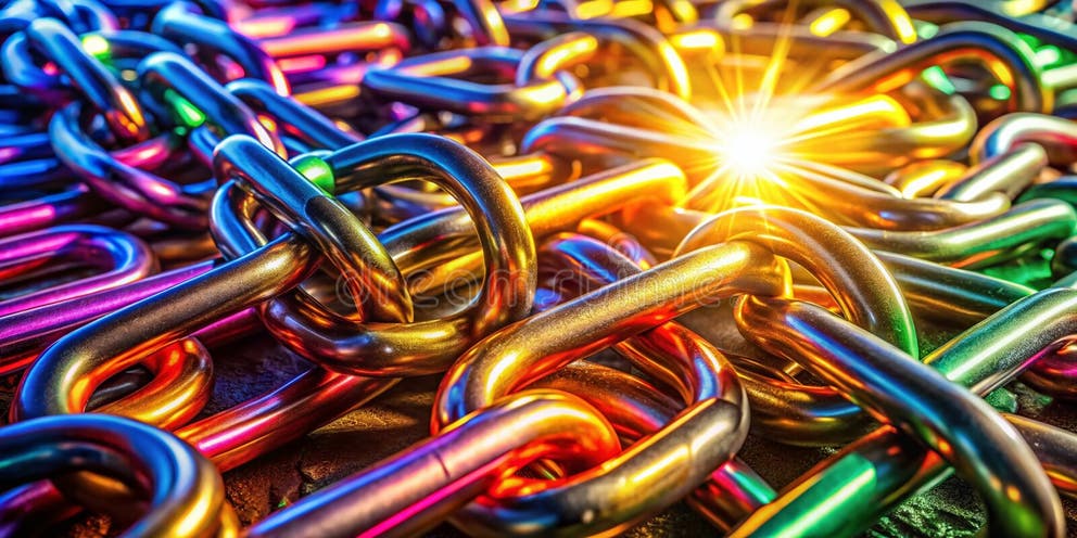 A BirdsEye View of an Intricate Chain Link Network Exploring the Complex Interconnections of a ...