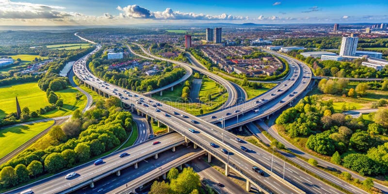 Motorway System Drone Stock Illustrations – 18 Motorway System Drone ...