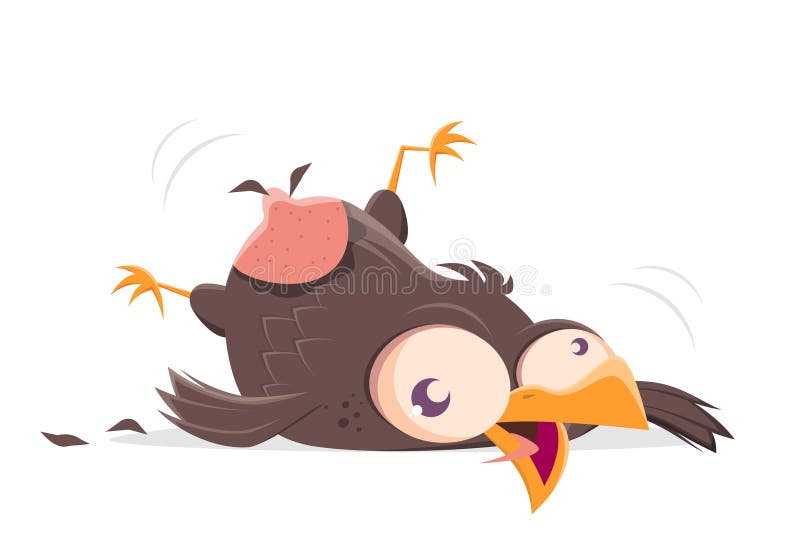 Cartoon Bird Crash Stock Illustrations – 165 Cartoon Bird Crash Stock ...