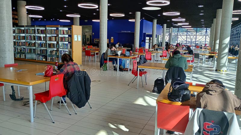 Birmingham UK New Library Internal Design Editorial Stock Photo - Image ...