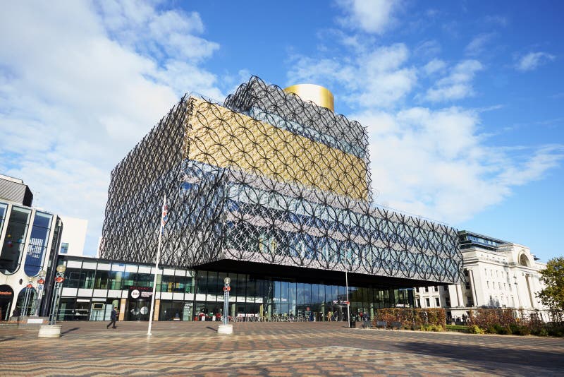 Birmingham, UK - 6 November 2016: Exterior of the Library of Birmingham ...