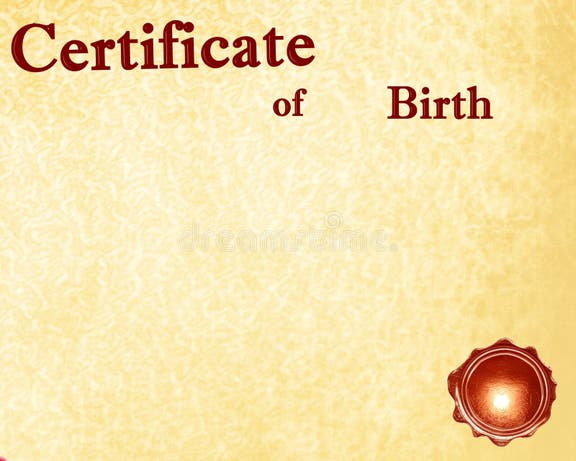 Birth Certificate Stock Illustrations – 1,372 Birth Certificate Stock ...