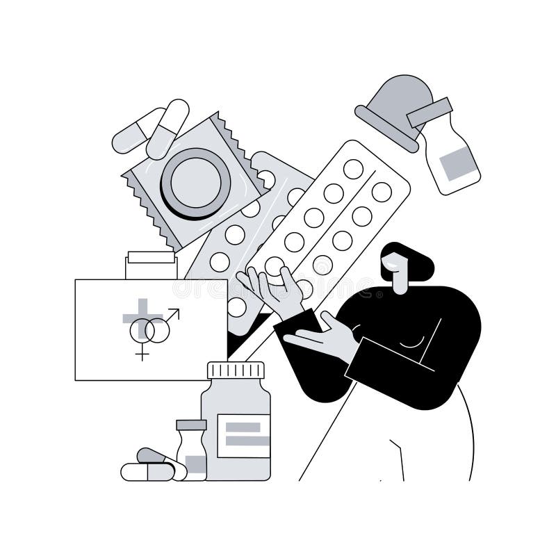 Birth Control Methods Stock Illustrations – 157 Birth Control Methods ...