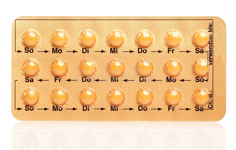 Packet of Birth Control Pills Stock Image - Image of contraceptive ...