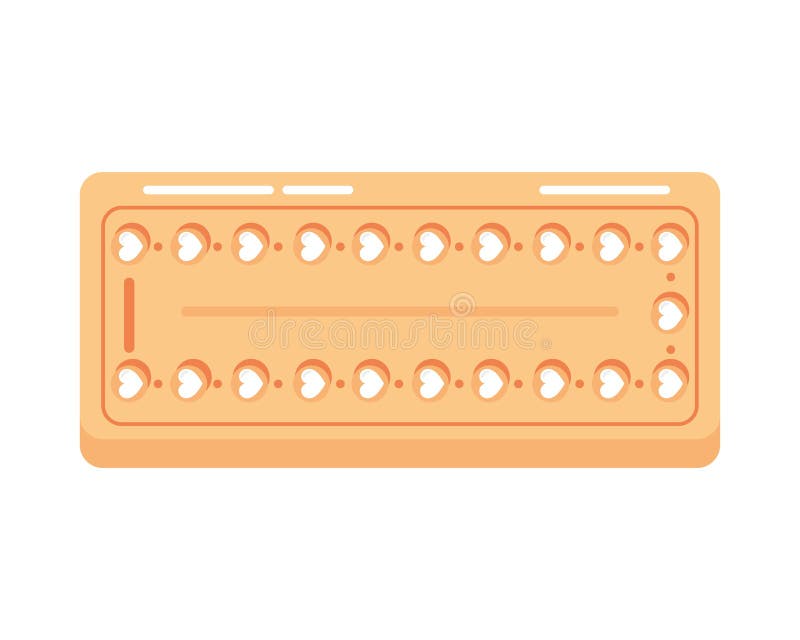 Birth Control Pills Icon Vector Stock Vector - Illustration of pills ...