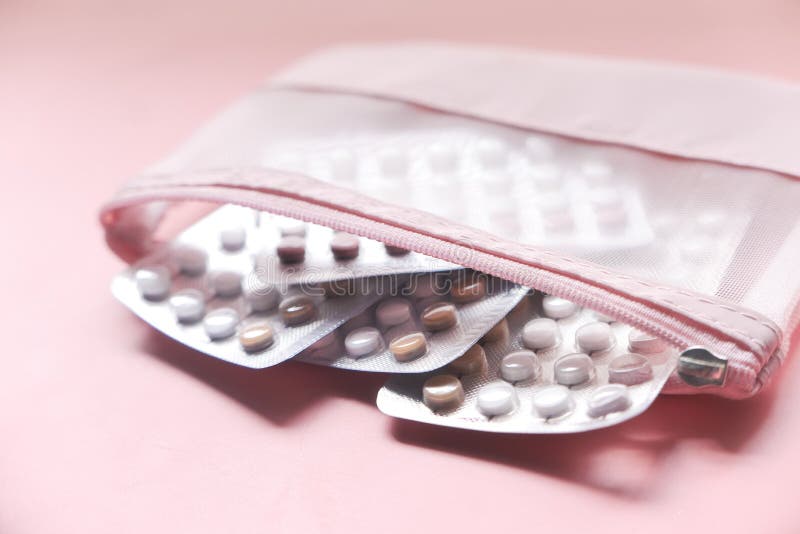 Packet Of Birth Control Pills Stock Image - Image of contraceptive ...