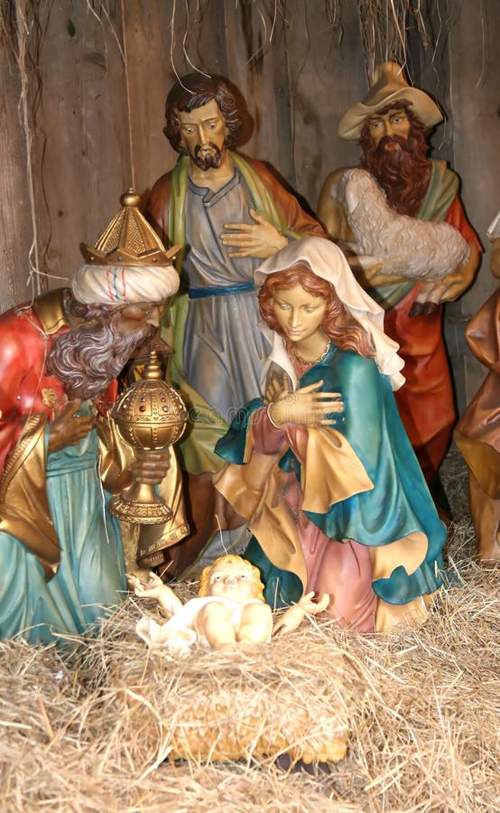 The Birth of the Holy Child Stock Photo - Image of ancient ...