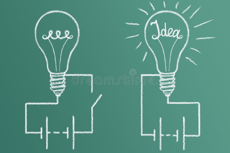 Birth of Ideas and Discoveries Stock Image - Image of child, click ...