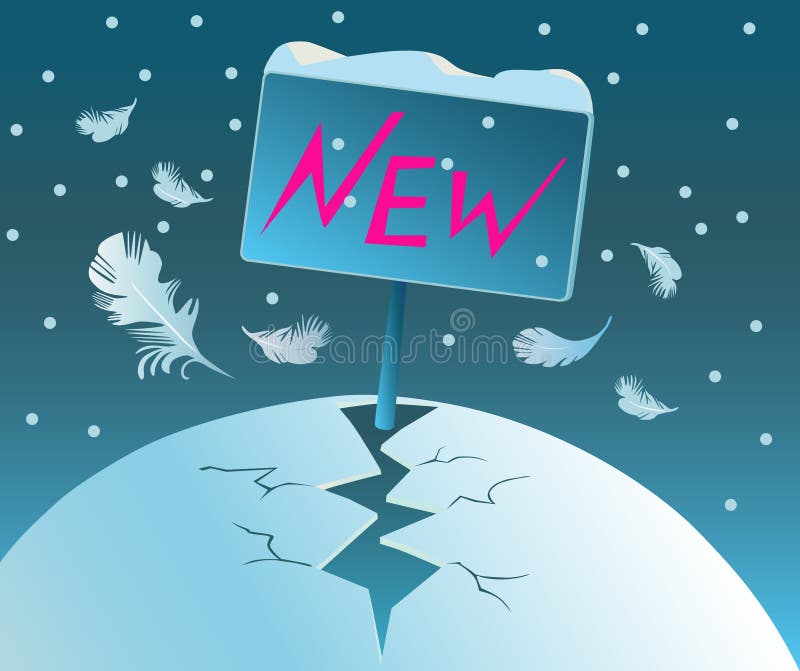 Birth of New. Beginning. stock vector. Illustration of next - 7551321