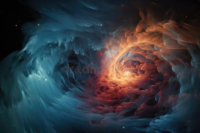 The Birth of a Star in the Midst of a Swirling Nebula, with Stellar ...