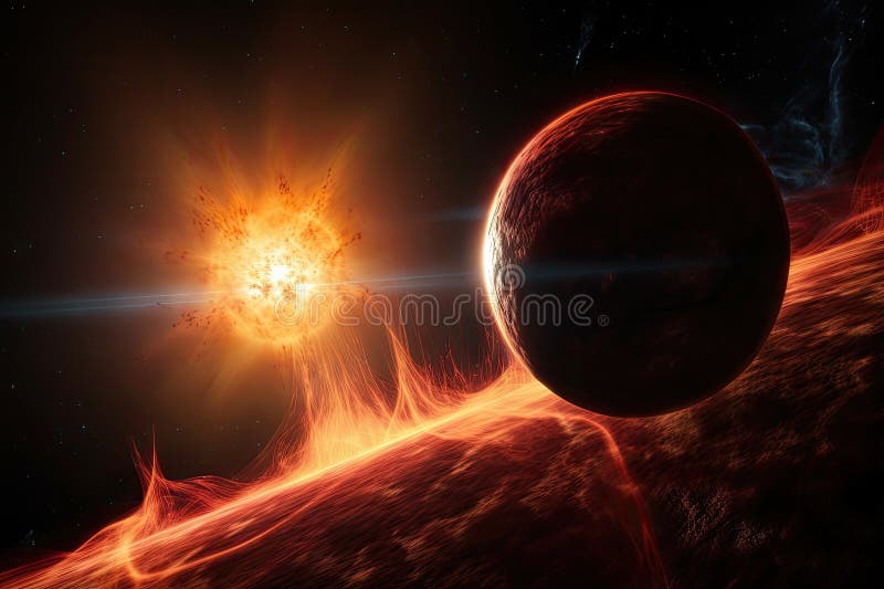 The Birth of a Star, Seen from the Perspective of a Neighboring Planet ...