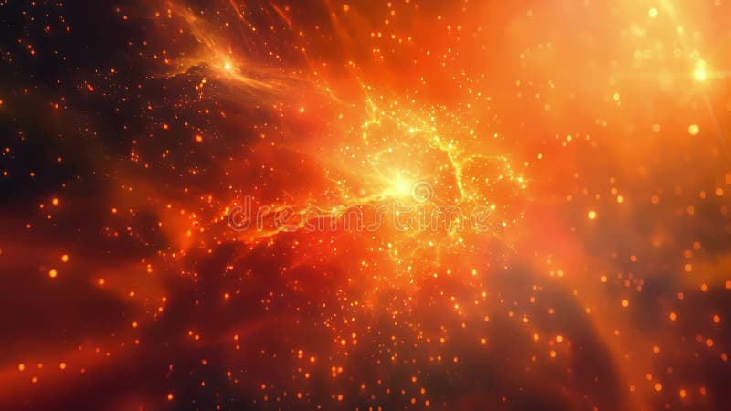 The Birth of a Star Visualized As a Burst of Particles Coming Together ...