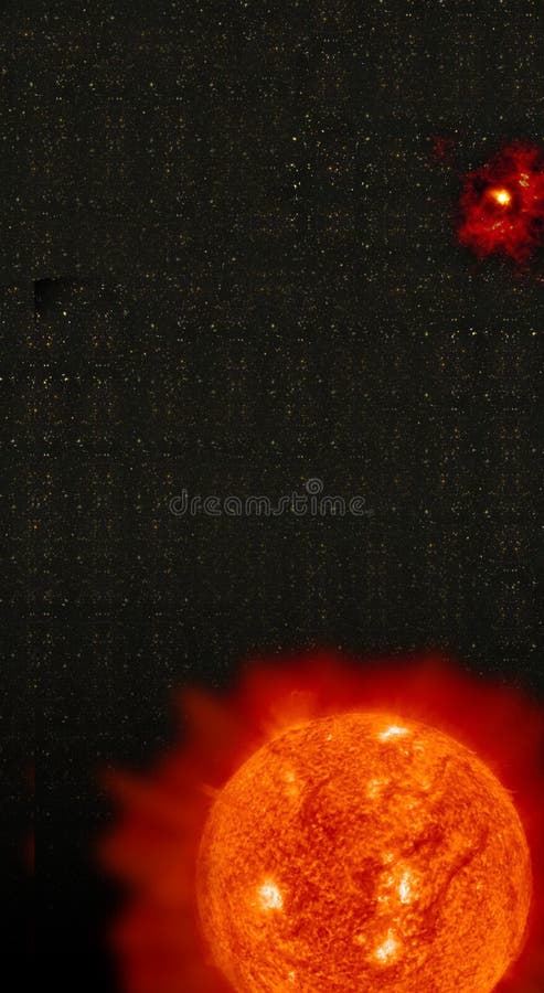 Birth of sun stock illustration. Illustration of system - 100902