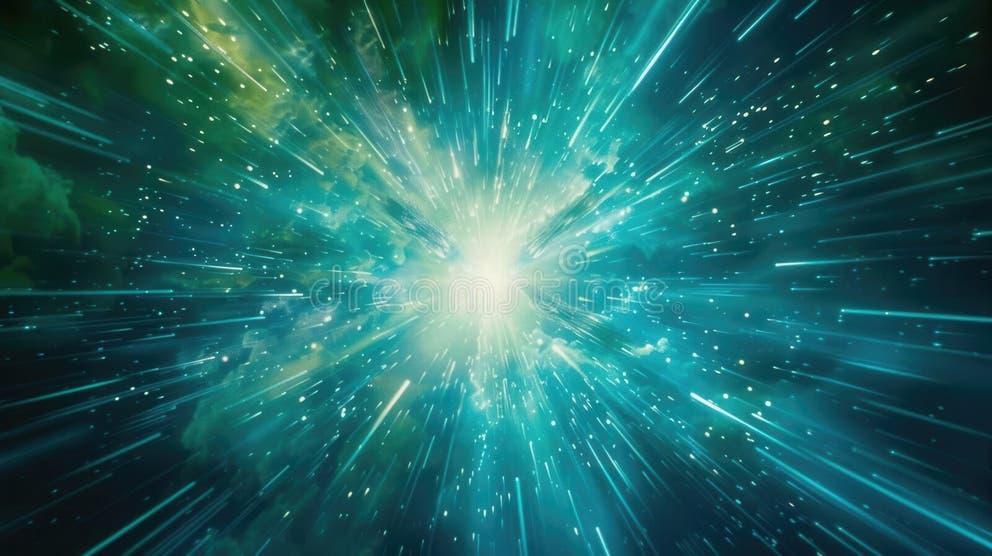 The Birth of the Universe, the Big Bang Stock Illustration ...