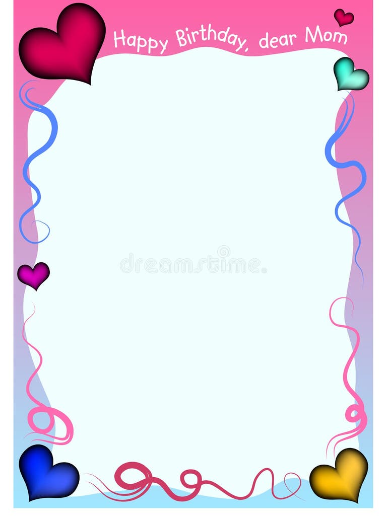 Happy Birthday Mom Sign Stock Illustrations – 1,677 Happy Birthday Mom ...