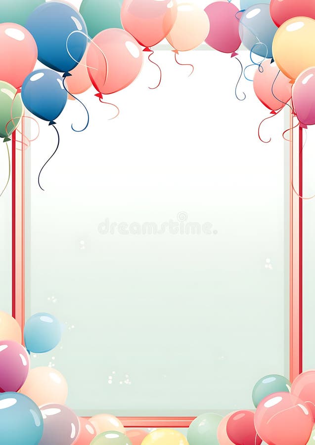 Birthday Bash Art for Crafters Stock Illustration - Illustration of ...