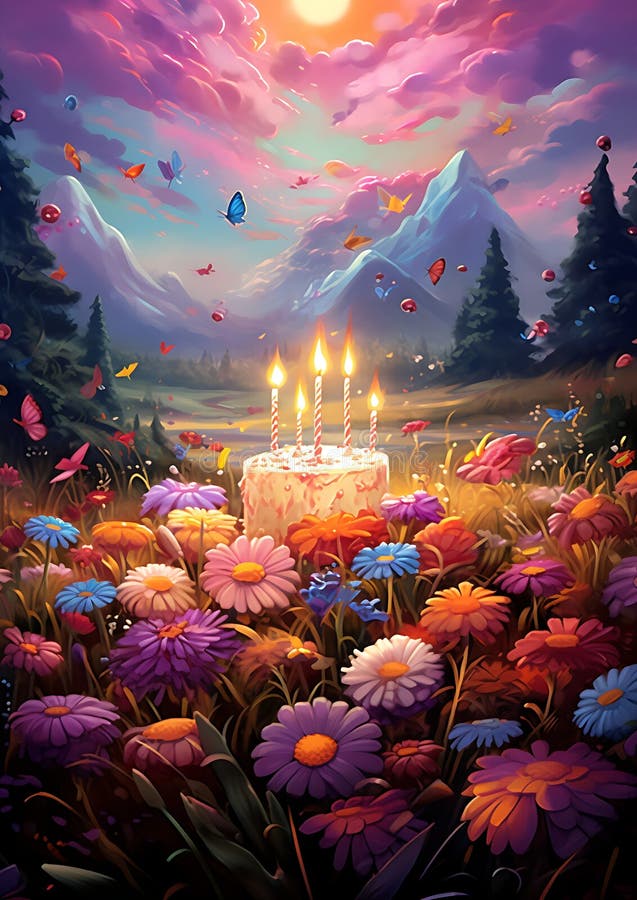 Birthday Bash Art for Crafters Stock Illustration - Illustration of ...