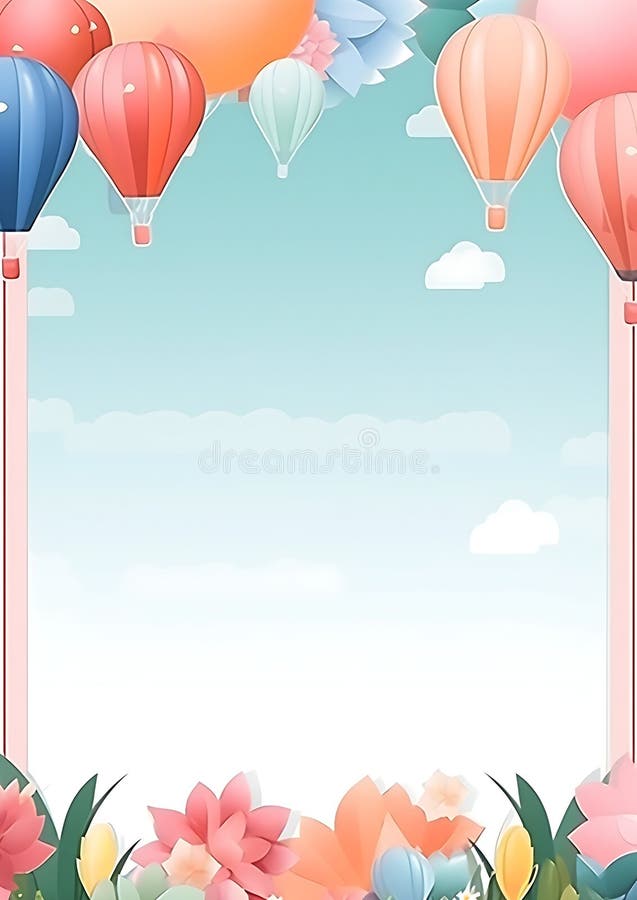 Birthday Bash Frames for Crafters Stock Illustration - Illustration of ...