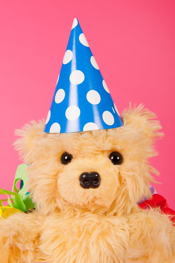 Birthday bear stock image. Image of hand, celebration - 51800715
