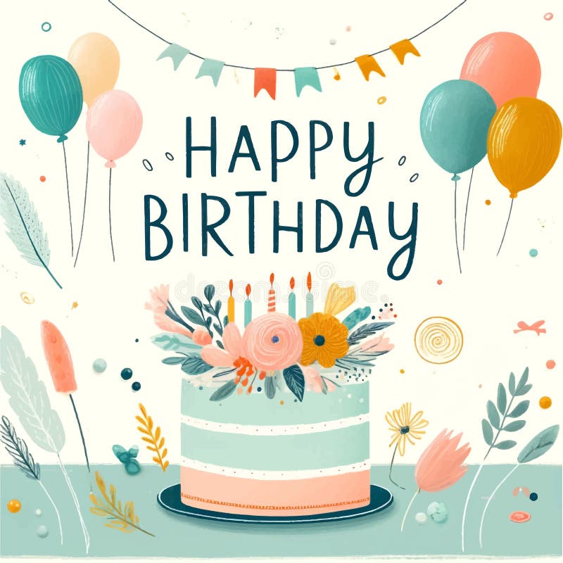 BIRTHDAY BLAST PARTY in VECTOR Stock Illustration - Illustration of ...