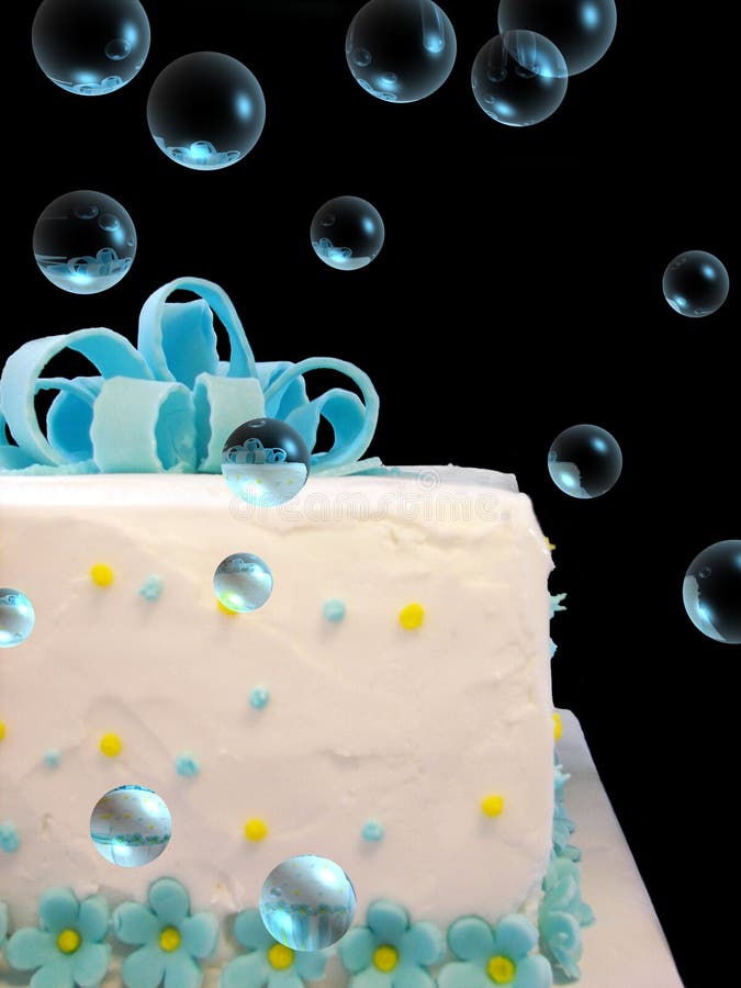 Fancy birthday cake stock image. Image of icing, party - 21880929