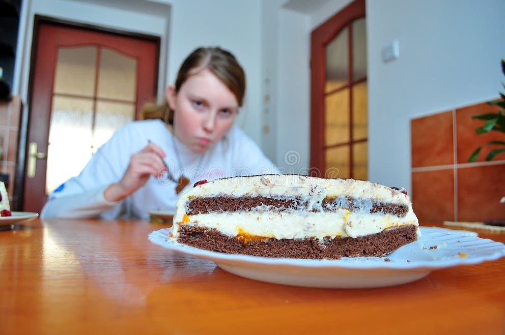 Birthday cake stock image. Image of flesh, dessert, dish - 12685935