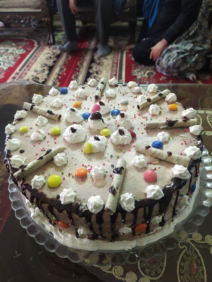 Birthday cake stock image. Image of iran, cake, happy - 207601023