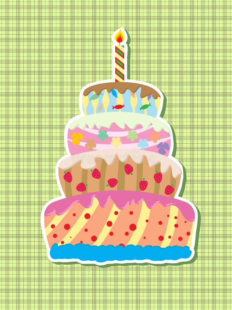 Birthday Cake Clip Stock Illustrations – 6,113 Birthday Cake Clip Stock ...