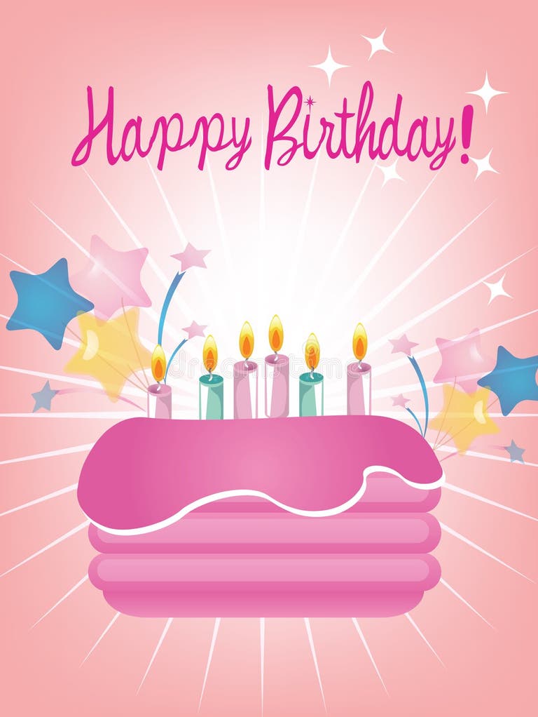 Birthday Cake Rainbow Stock Illustrations – 11,223 Birthday Cake ...