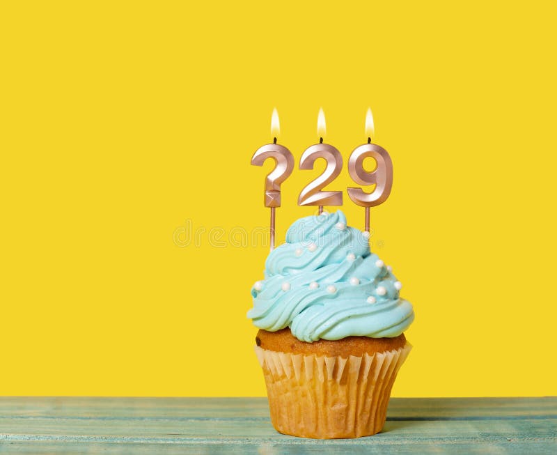 Birthday Cake with Candle Question Mark and Number 29 Stock Image ...
