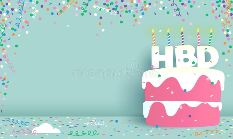 Hbd Letters Stock Illustrations – 14 Hbd Letters Stock Illustrations ...