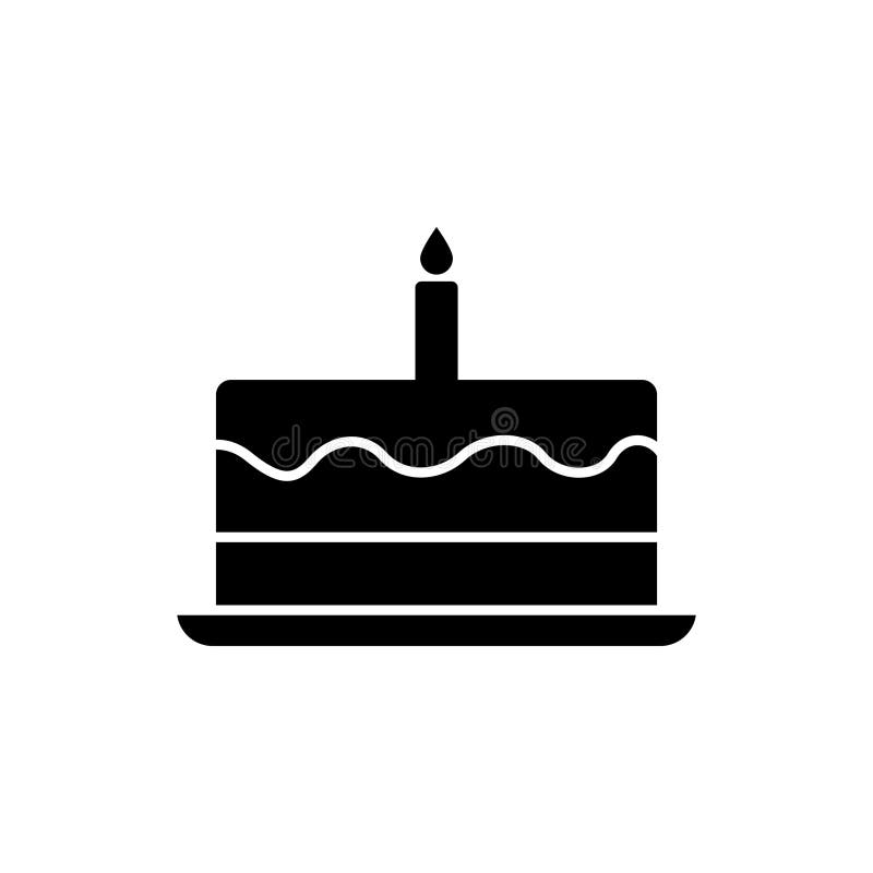 Birthday Cake Icon Vector Design Templates Simple and Modern Stock ...
