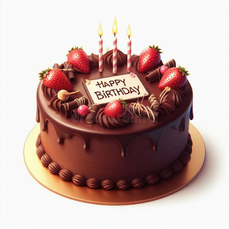 Birthday Cake Illustrations Stock Illustration - Illustration of ...