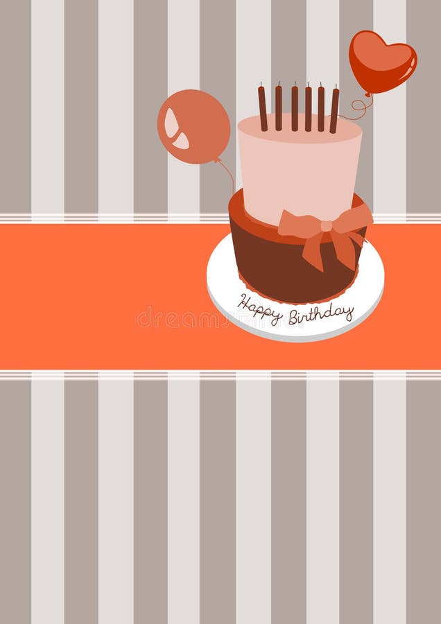 Birthday Invitation Card Background Stock Illustration - Illustration ...