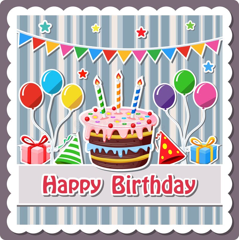 Cake label stock illustration. Illustration of dessert - 31991829