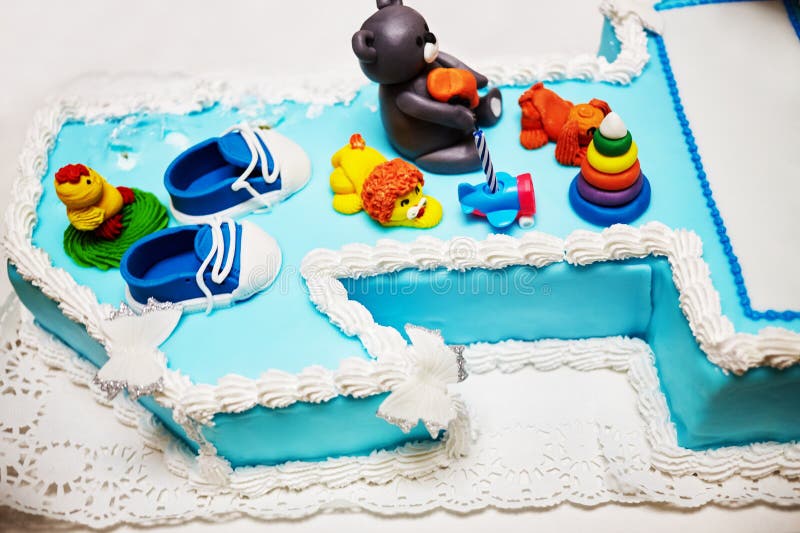 Birthday Cake in Shape of Number Stock Photo - Image of food, happy ...